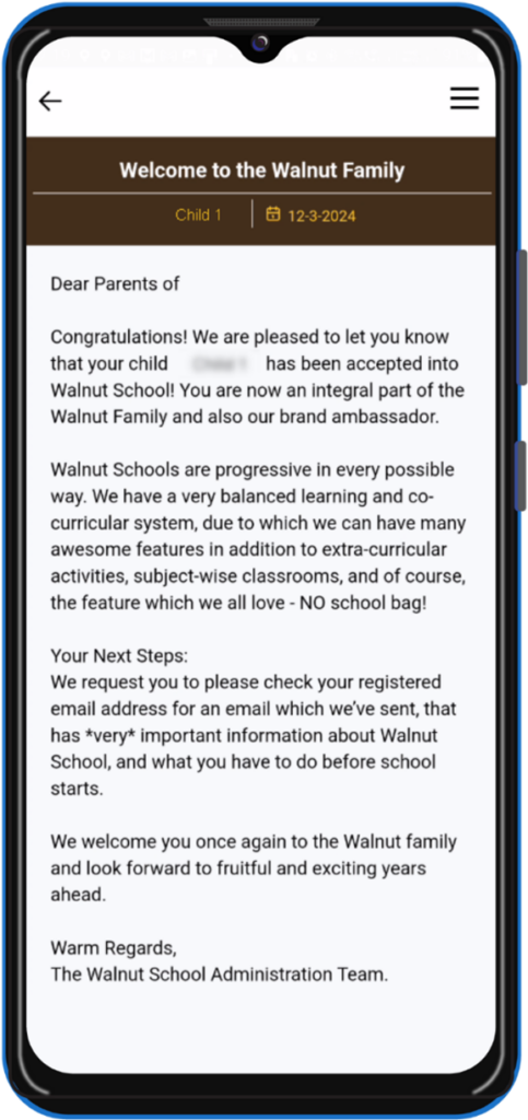 Wal-Sh App | Walnut School